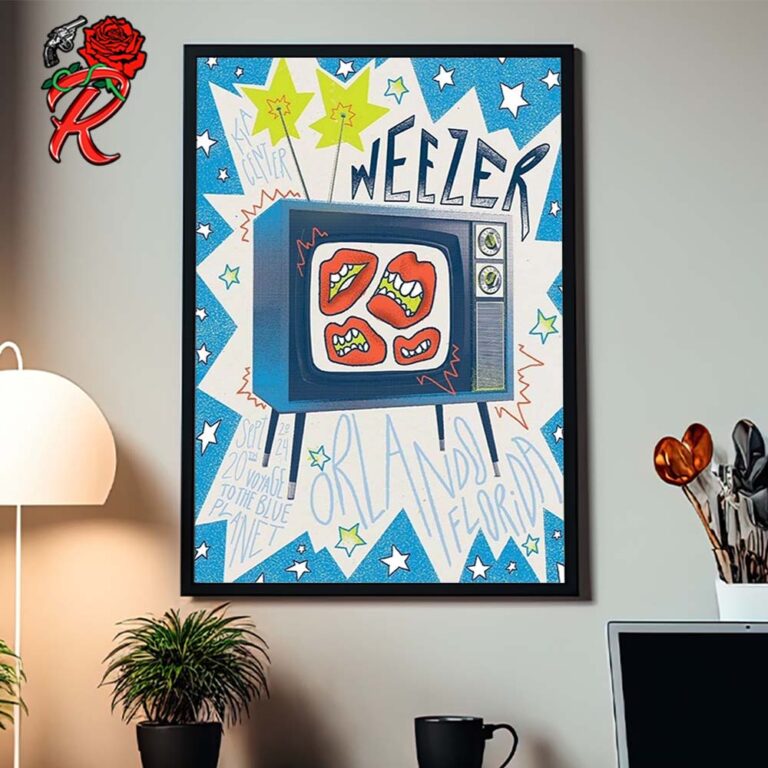 Weezer Poster For Show At Madison Square Garden In New York On ...