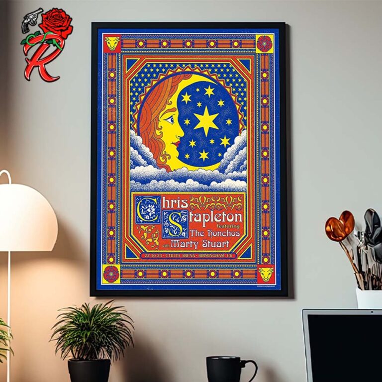 Chris Stapleton Vintage Style Western Movie Poster For The Show At The ...