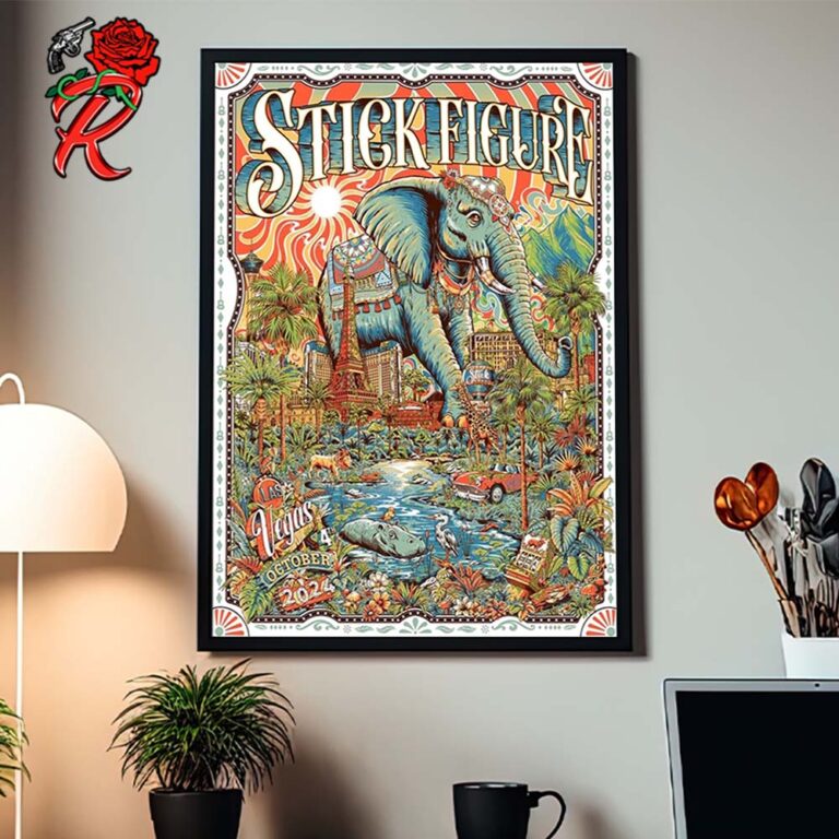 Stick Figure Sacred Sands Summer 2024 Tour Gig Poster For Albuquerque ...