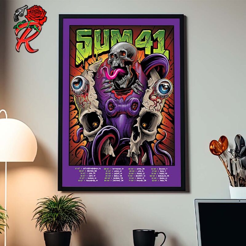 Sum 41 Heaven x Hell Final Album Artwork Vinyl Cover Home Decor Poster ...