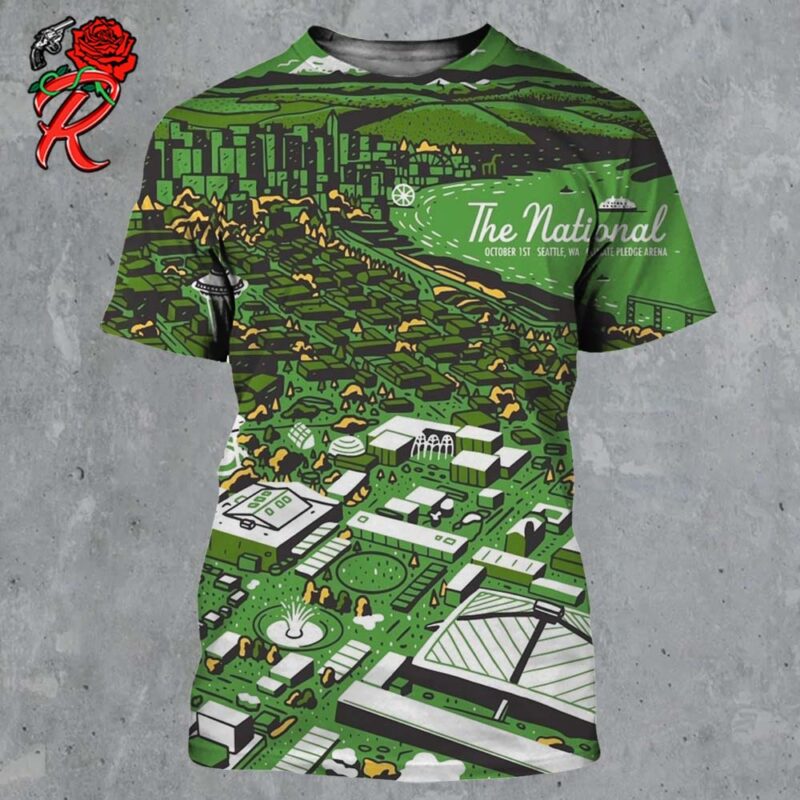 The National Concert Poster For Seattle Washington At Climate Pledge ...