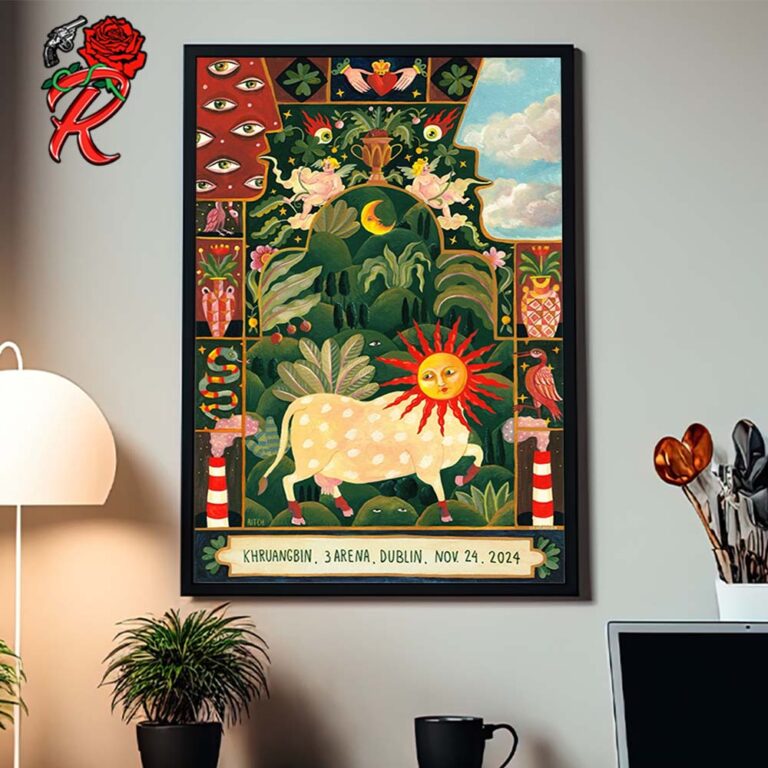 Khruangbin Poster For The Show At Red Rocks Amphitheatre In Morrison On ...