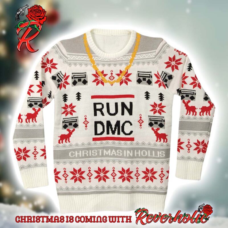 Run DMC Christmas In Hollis Ugly Christmas Sweater - Reverholic
