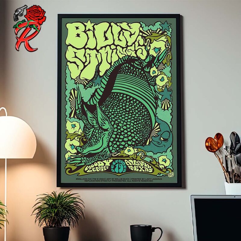 Billy Strings Poster For Show In Austin Texas Night 2 At Moody Theater ...