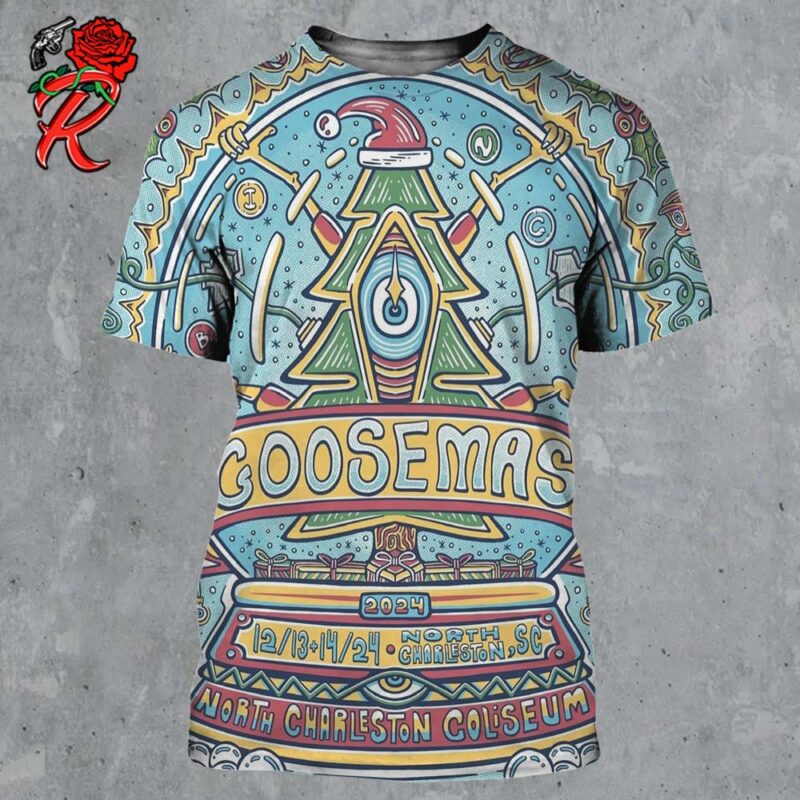 Goose Band Goosemas VIP Poster For Shows In North Charleston South ...