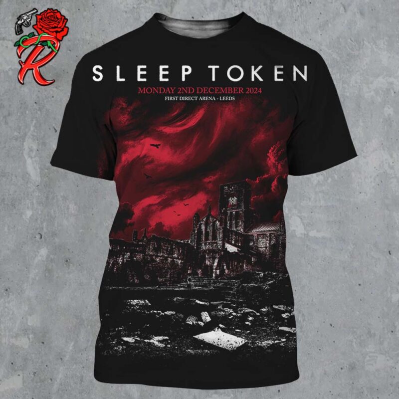 Sleep Token 2024 United Kingdom Tour Exclusive Poster For Leeds At ...